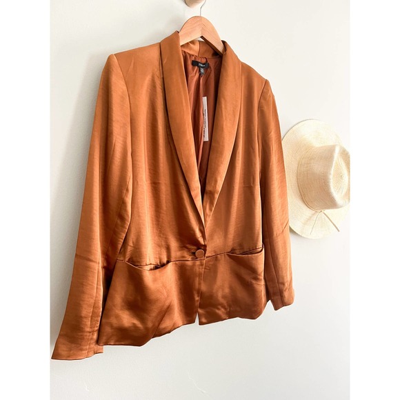 DREW | Jackets & Coats | Drew Rare Nwt Blake Blazer In Copper Sz Xs ...